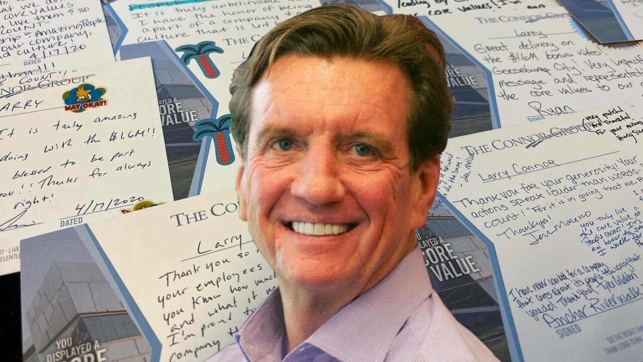 ‘We believe you’re a winner because…’ | The Connor Group News